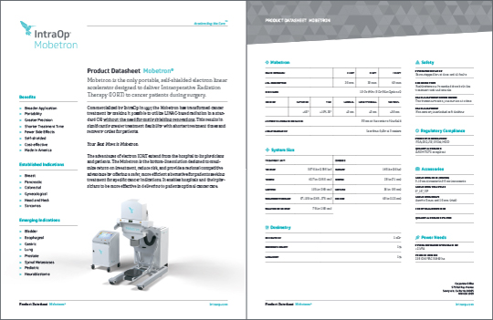 Mobetron - Intraoperative Electron Radiation Therapy (IORT) - IntraOp